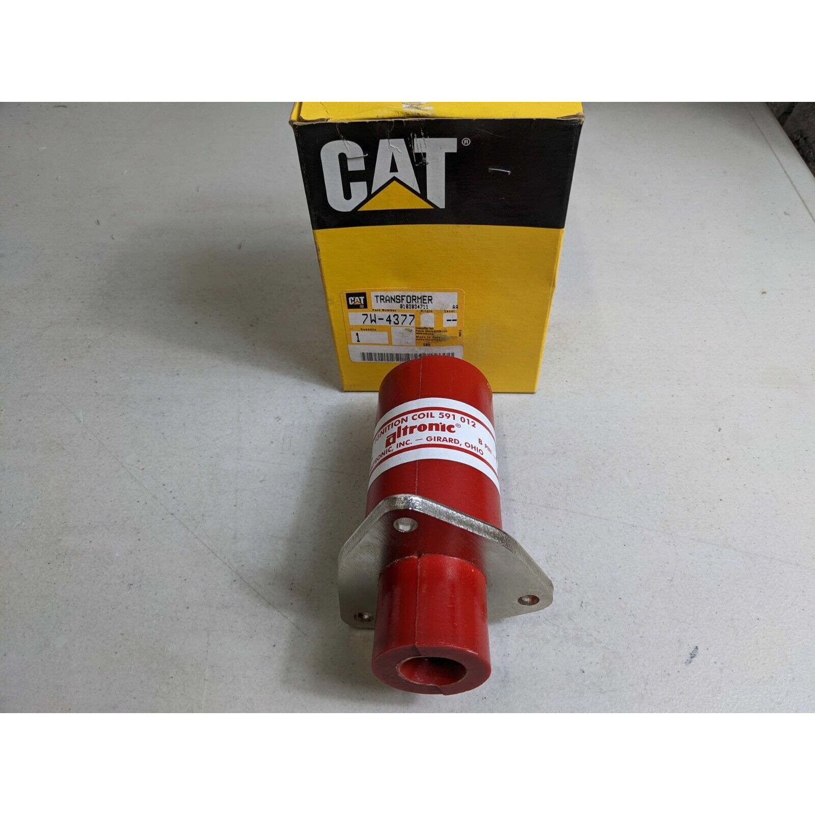 Caterpillar 7W-4377 Transformer ALTRONIC 591012 Flange Ignition Coil