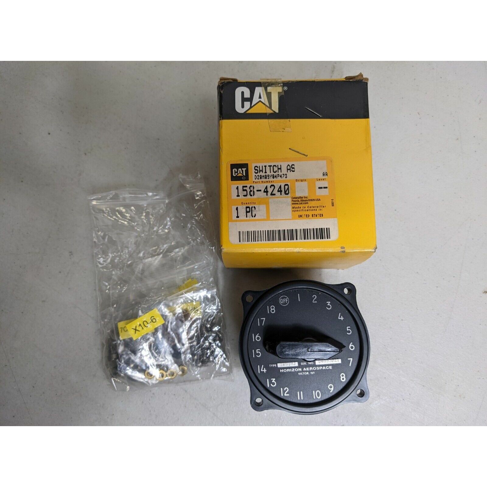 Caterpillar 158-4240 Switch AS SELECTOR 1584240 OEM Parts